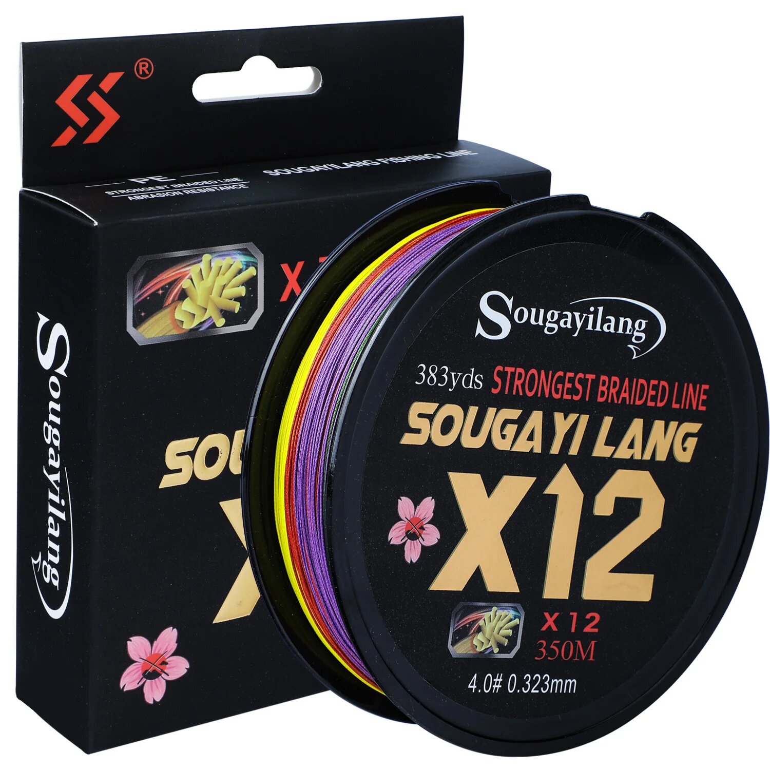 Sougayilang X12, плетенка 150м, Multi