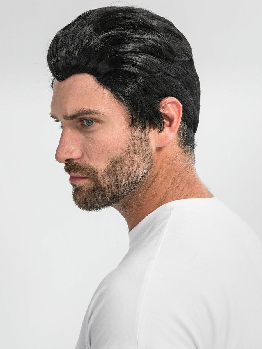 Парик мужской угольный