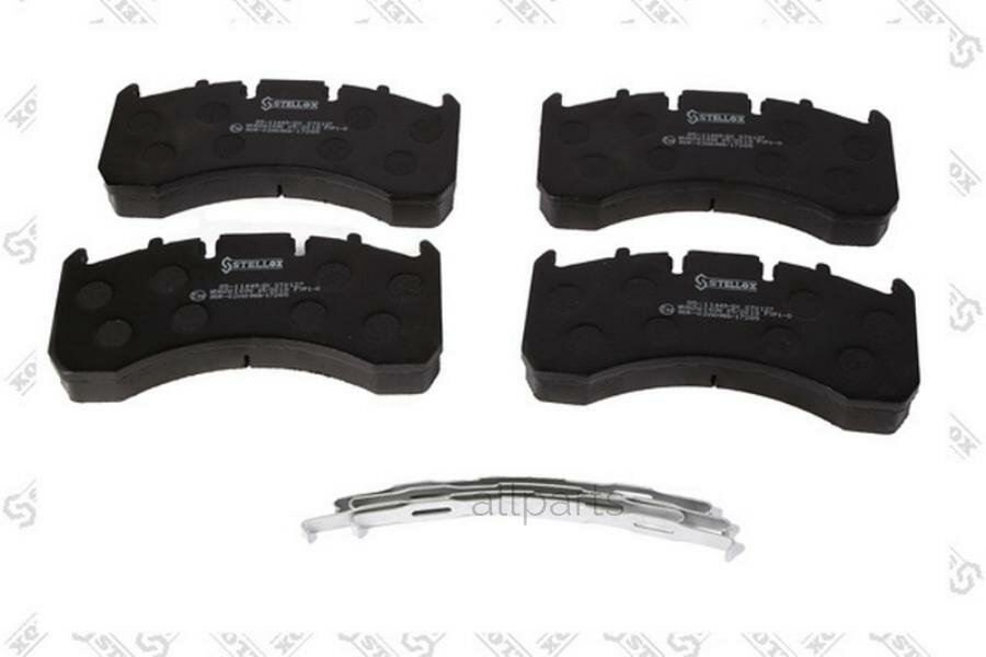 STELLOX 8511449SX колодки дисковые! увел. ресурс, со скобами, 29169-29177 210x100x30\ ROR ELSA 195