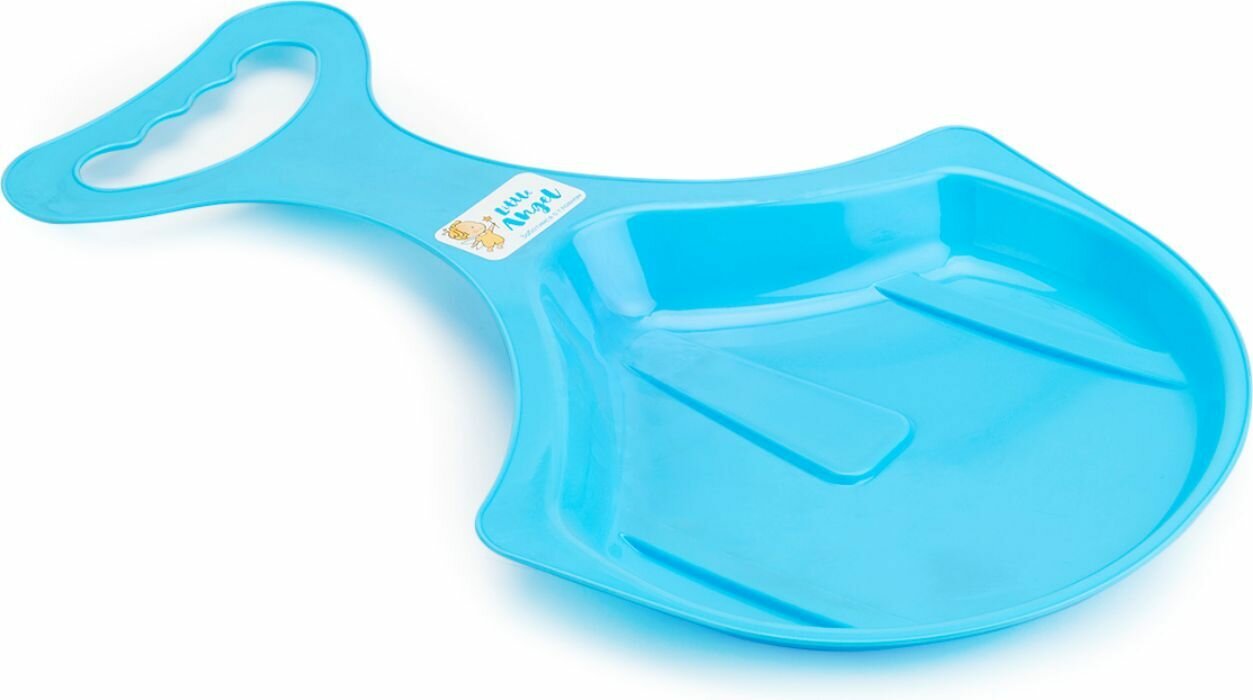 Санки ледянка детские, цвет небесно-голубой