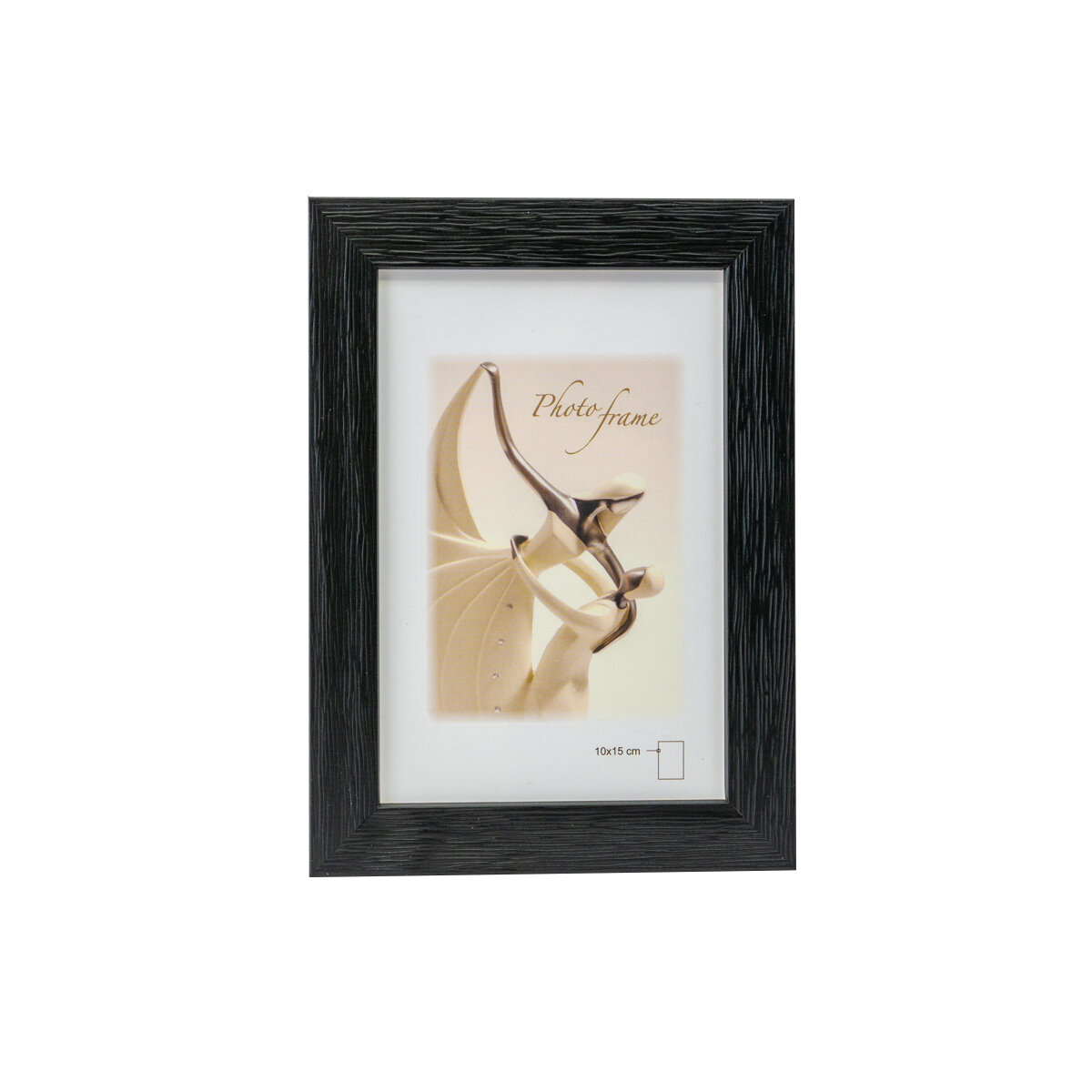 Фоторамка INNOVA 323-590, черная, деревянная, 10x15 см