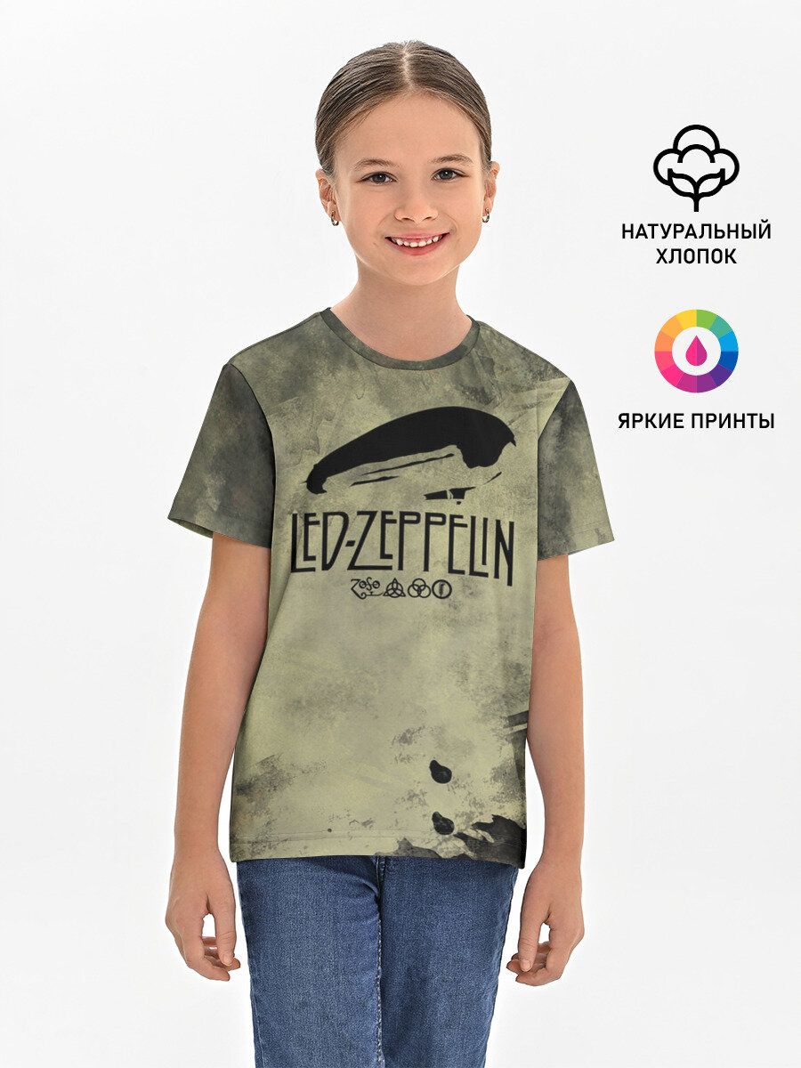 Футболка хлопковая детская Led Zeppelin