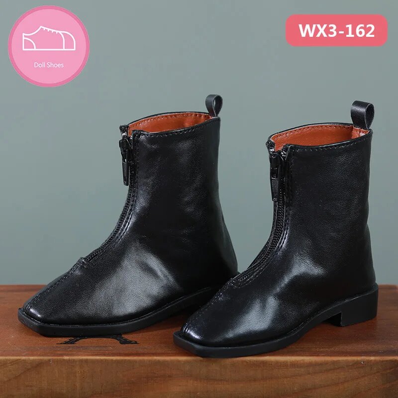 Oueneifs 1/3 BJD обувь WX3-162 для кукол мужчин Черный, WX3-162 black, Big 12.3 4.8 10.3cm