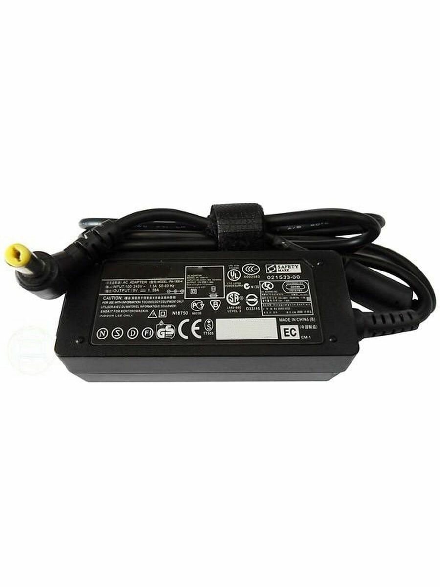 Блок питания (зарядка) для нетбуков Acer LiteON Aspire 1410, 1810 , One AO531h 110, 313JX, AD6113 AD6513 19V 1.58A 5.5x1.7 HC тип VB