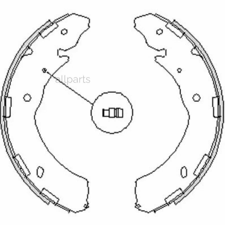 REMSA 423600 4236.00 FSB4052 [4600A122] ! колодки барабанные\ Mitsubishi L200 2.5D 05>