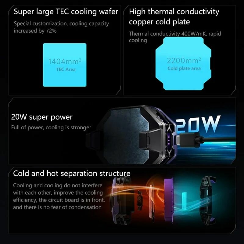 Кулер для телефона Black Shark FunCooler 3 Pro — фото 1