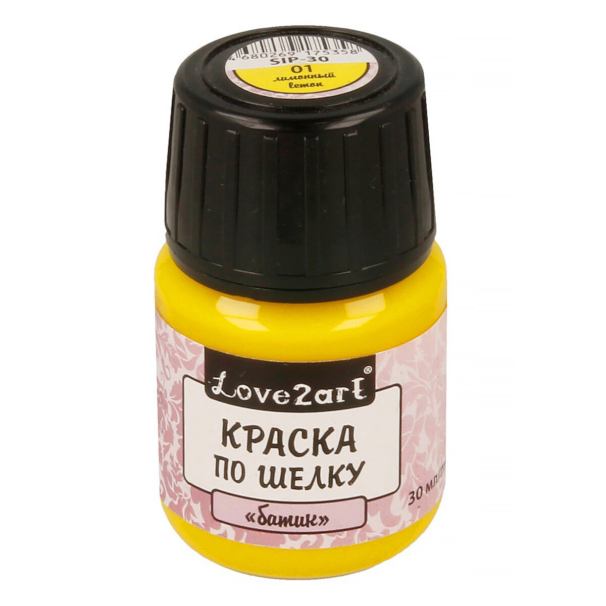 "Love2art" Краска по шелку "батик" SIP-30 30 мл 01 лимонный