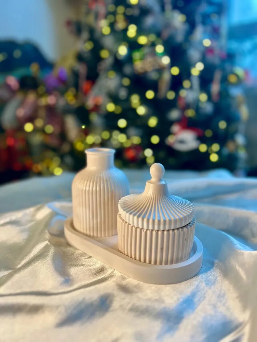 Подарочный набор из гипса