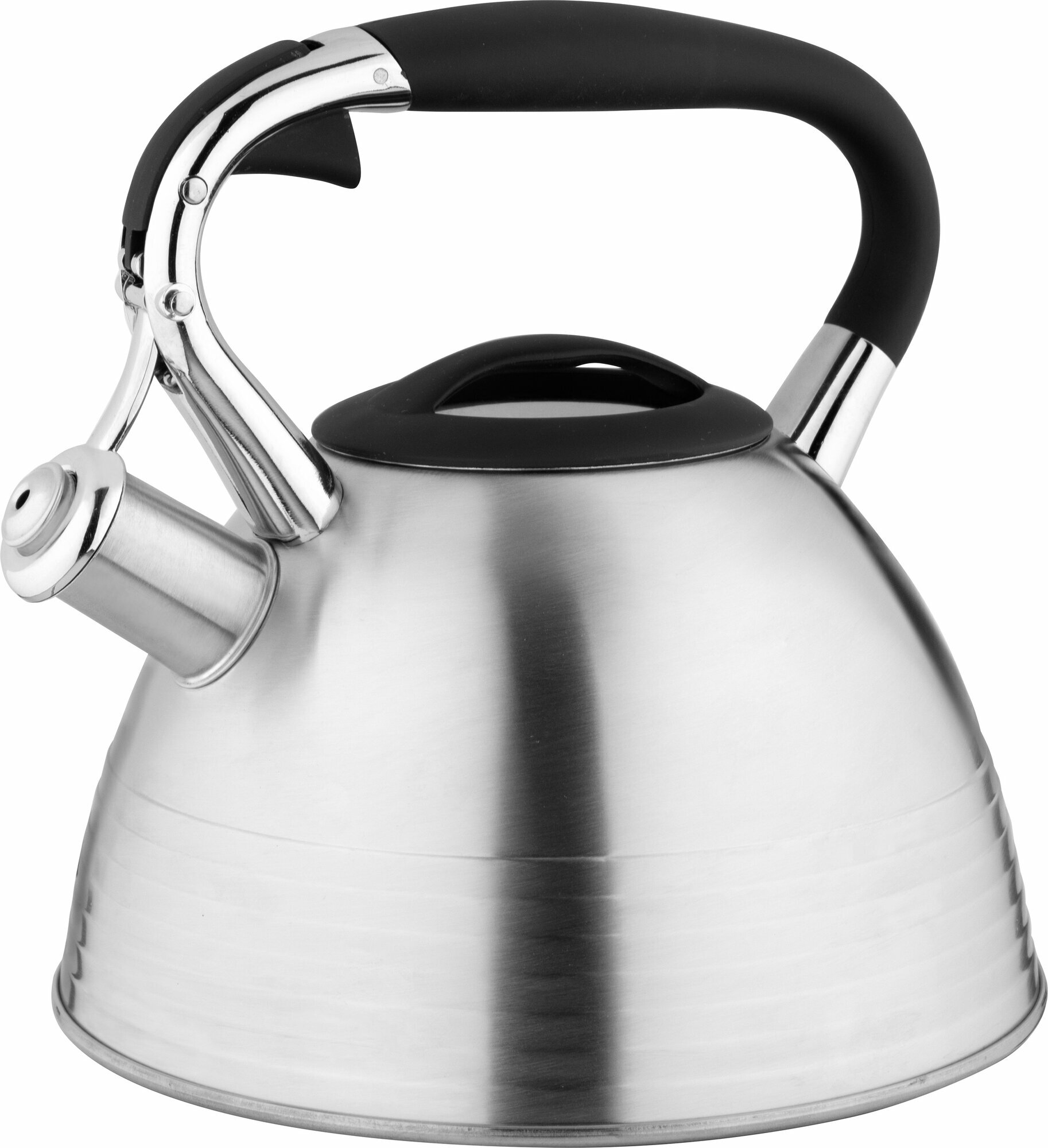 Чайник из нержавеющей стали для газовых и электрических плит со свистком Leonord, объем: 3 л