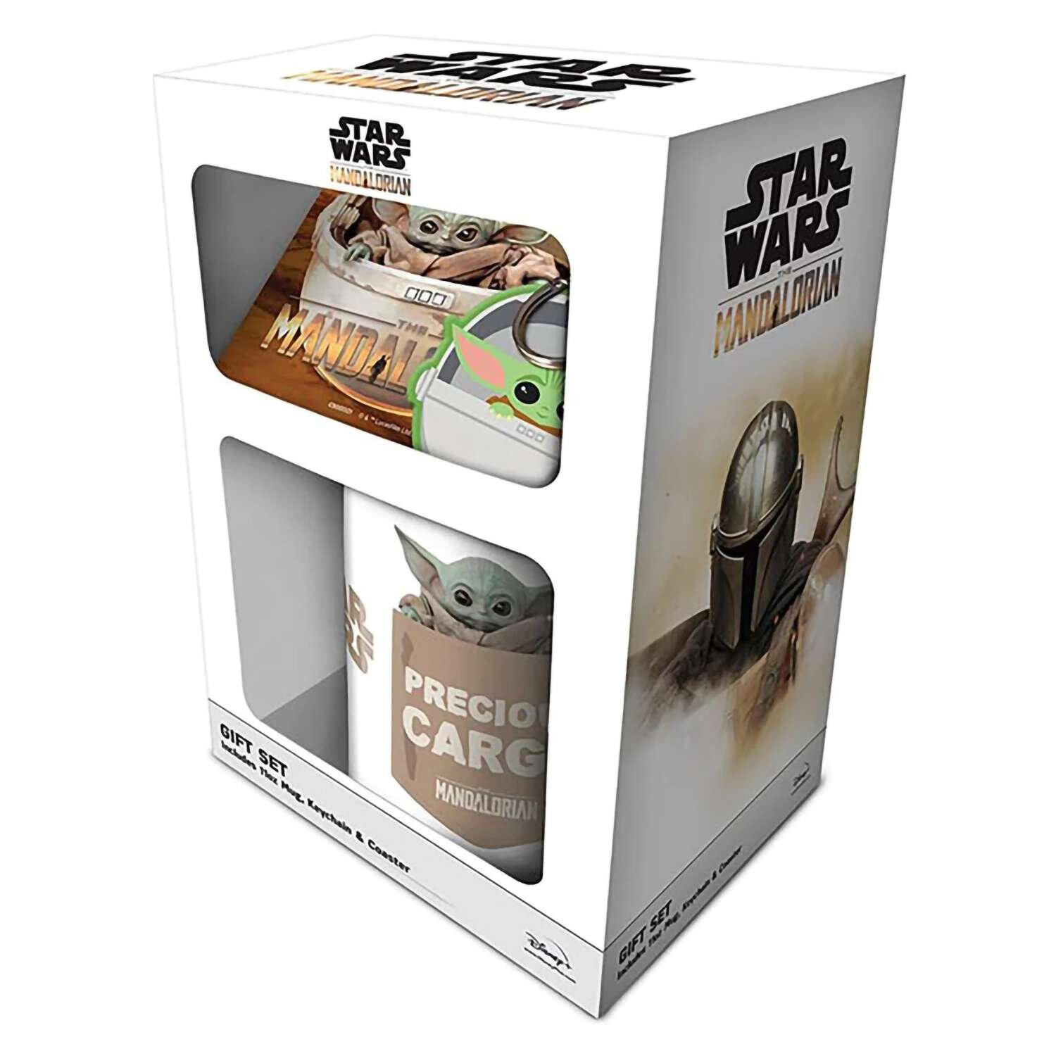 Набор подарочный Star Wars The Mandalorian The Child (кружка, подстаканник, брелок)