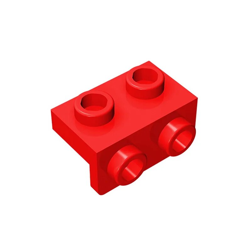 Красный LEGO кирпич 1x2
