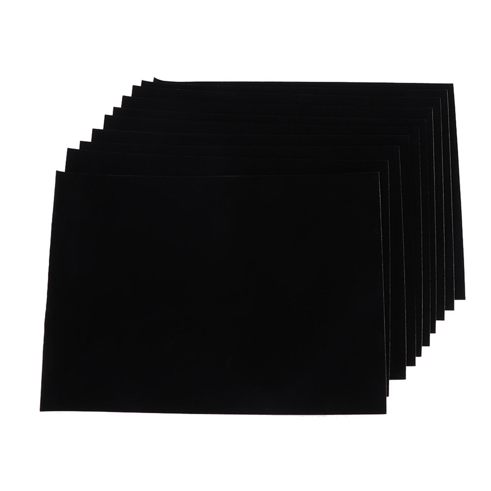 Black Felt, Peel and Paste Directly Adhesive Velvet for Jewelry Display Chocolate Box Packaging