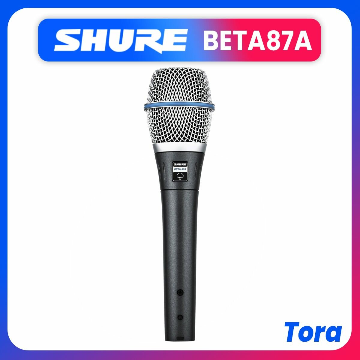 Микрофон для живого вокала Shure BETA87A, светло-синий