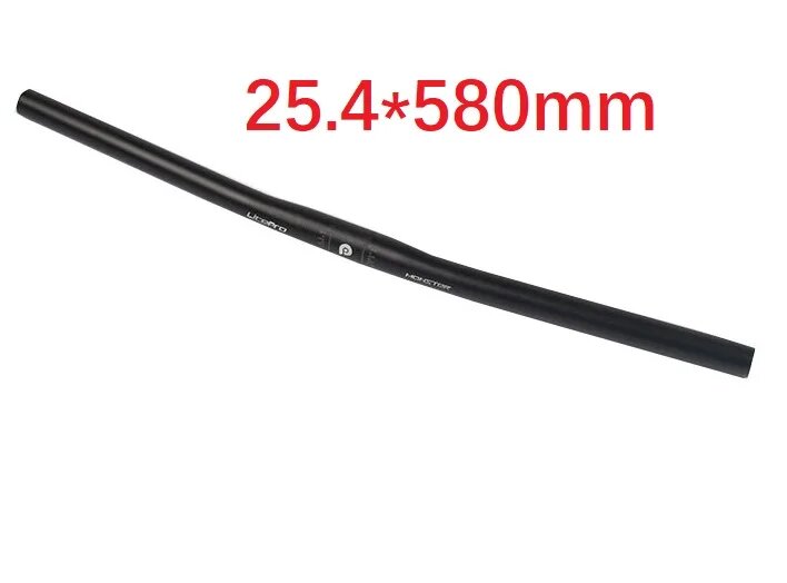 Litepro Monster велосипедный руль 25,4 мм серебристый/черный Черный, Black 580mm
