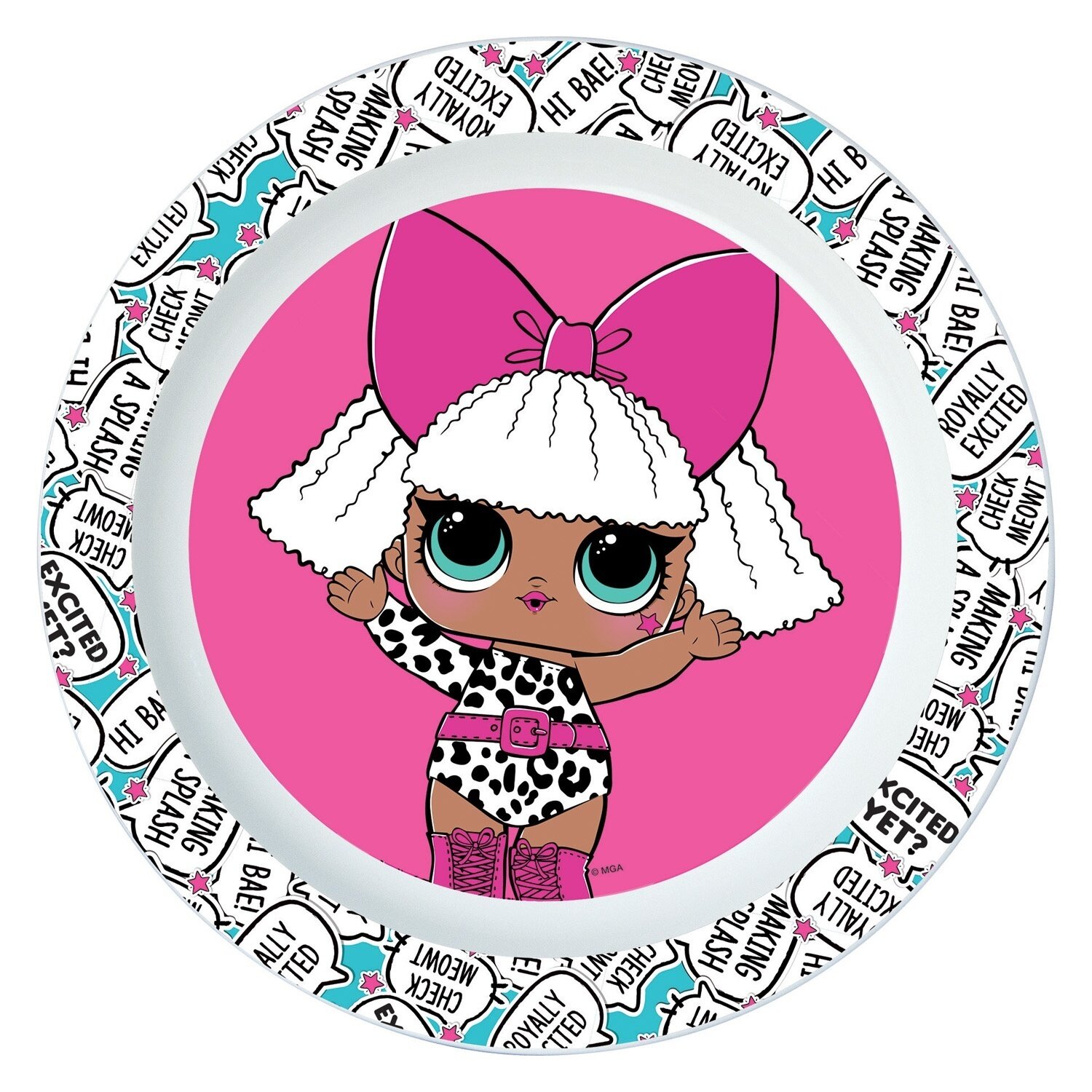 Тарелка ND Play пластиковая, LOL (16847)