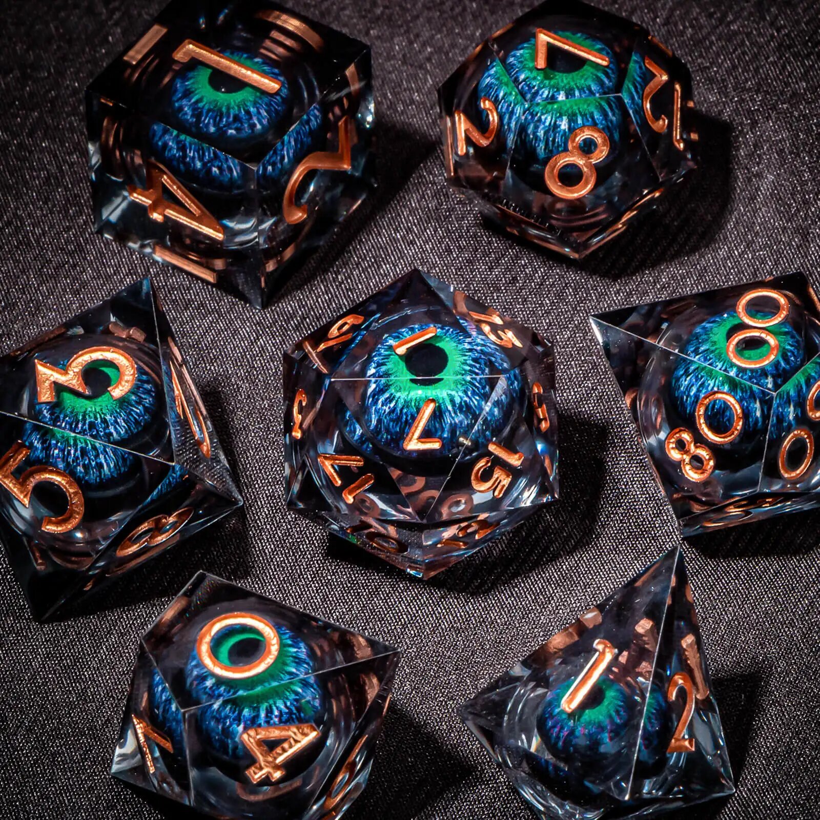 Набор костей D&D из смолы 7 шт.
