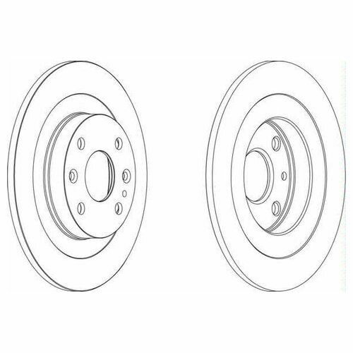 Диск тормозной Ferodo DDF5231