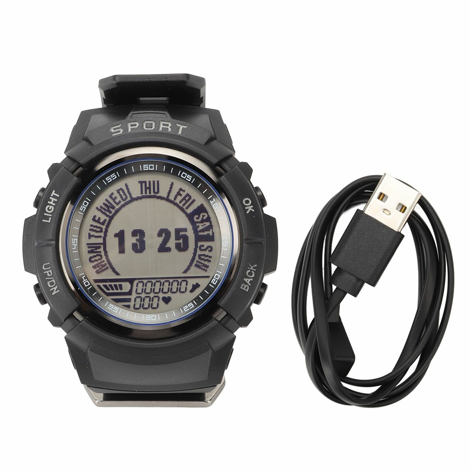 Водостойкие спортивные часы с несколькими режимами, пыленепроницаемые и защищенные от падений, многофункциональные умные часы для фитнеса на открытом воздухе, спортивный трекер, пульсометр