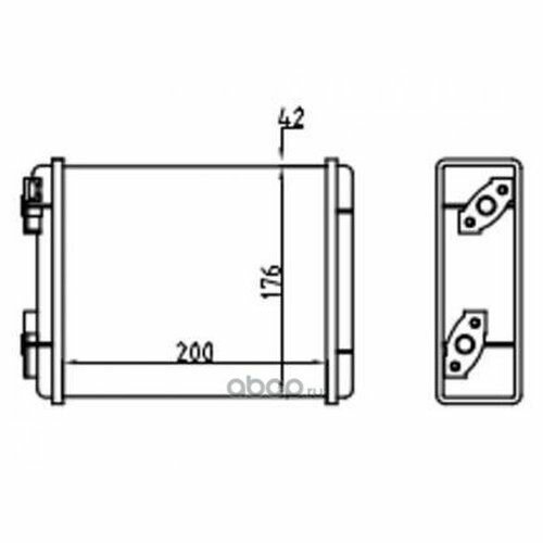 Радиатор отопителя Wonderful 901405