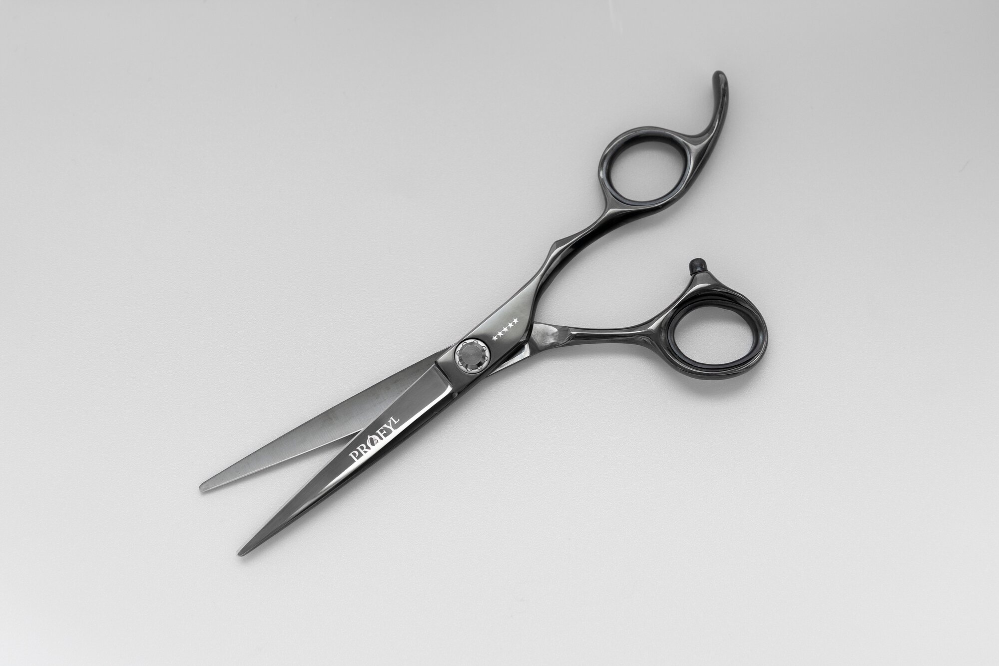 PROFYLAB (Profy-L) Ножницы парикмахерские прямые 6.0" "Black Agate"