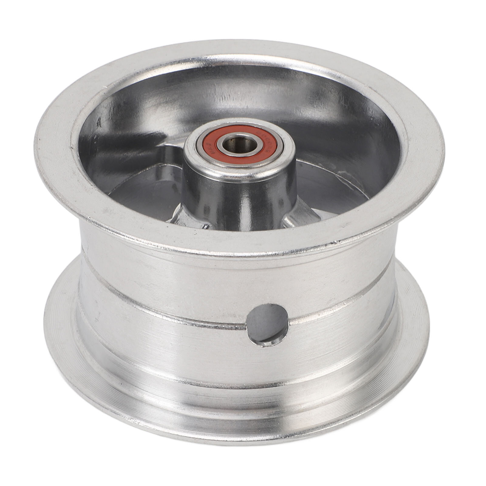 3.50-4 Обод заднего колеса с подшипником 600RS 4 дюйма из алюминиевого сплава с высокой устойчивостью к кручению, прочный для электрического скутера, культиватора, снегоочистителя