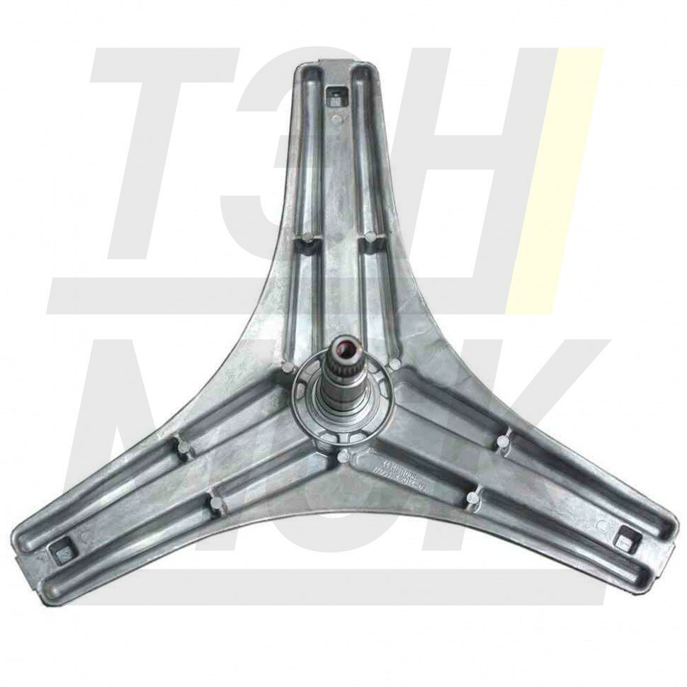 Крестовина барабана стиральной машины LG Direct Drive Inverter вал 117мм подшипники 206, 205, 4434ER1008A