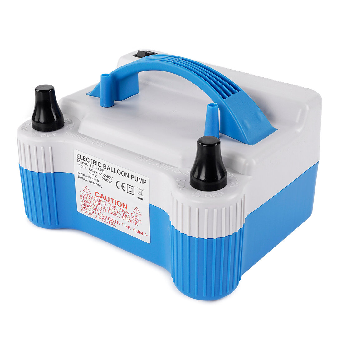 Компрессор воздушных шаров Дон Баллон Праймус голубой, Серый, 680 ватт