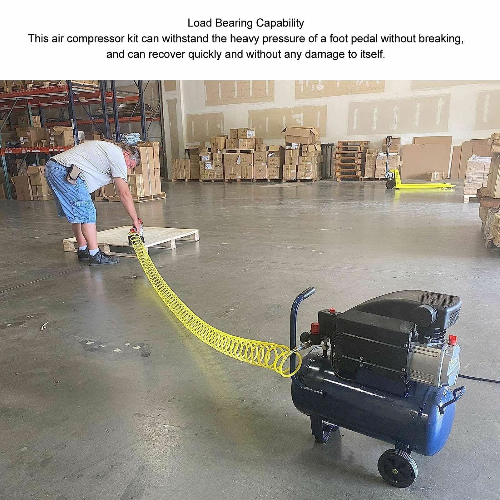 Комплект воздушного компрессора из 14 шт. с фитингом 1/4 дюйма, комплект шлангов воздушного компрессора с быстрым разъемом