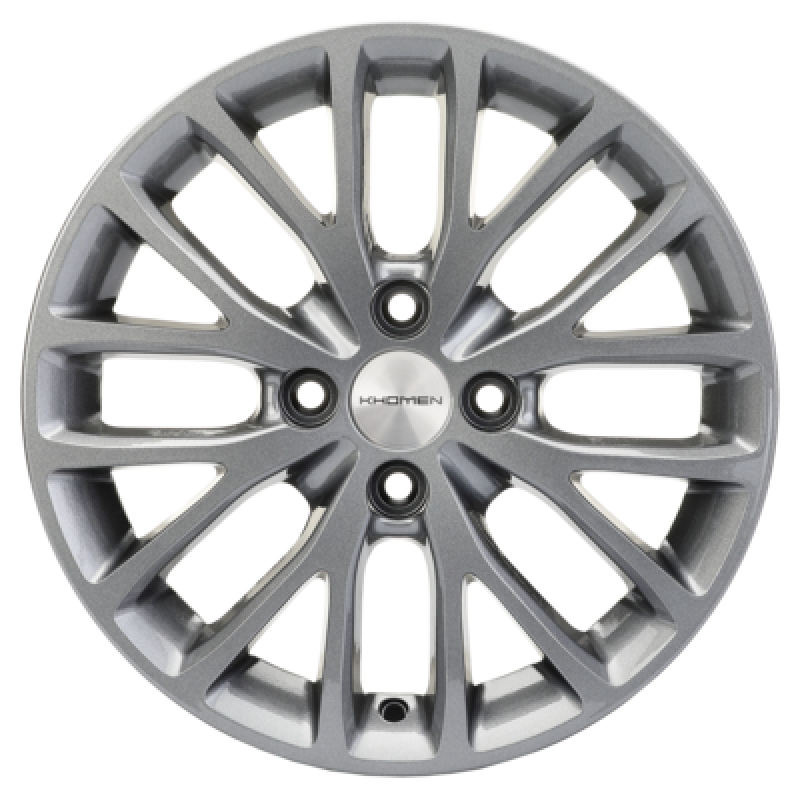 Диск колесный Khomen Wheels KHW1506 (Rio-Solaris) 6,0x15 4x100 Dia54.1 ET46 цвет Gray