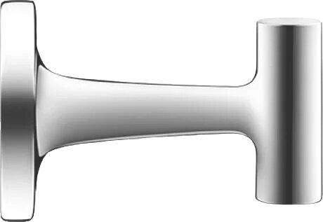 Крючок Duravit Starck T 0099291000 латунный, хром, вешалка для полотенец в ванную