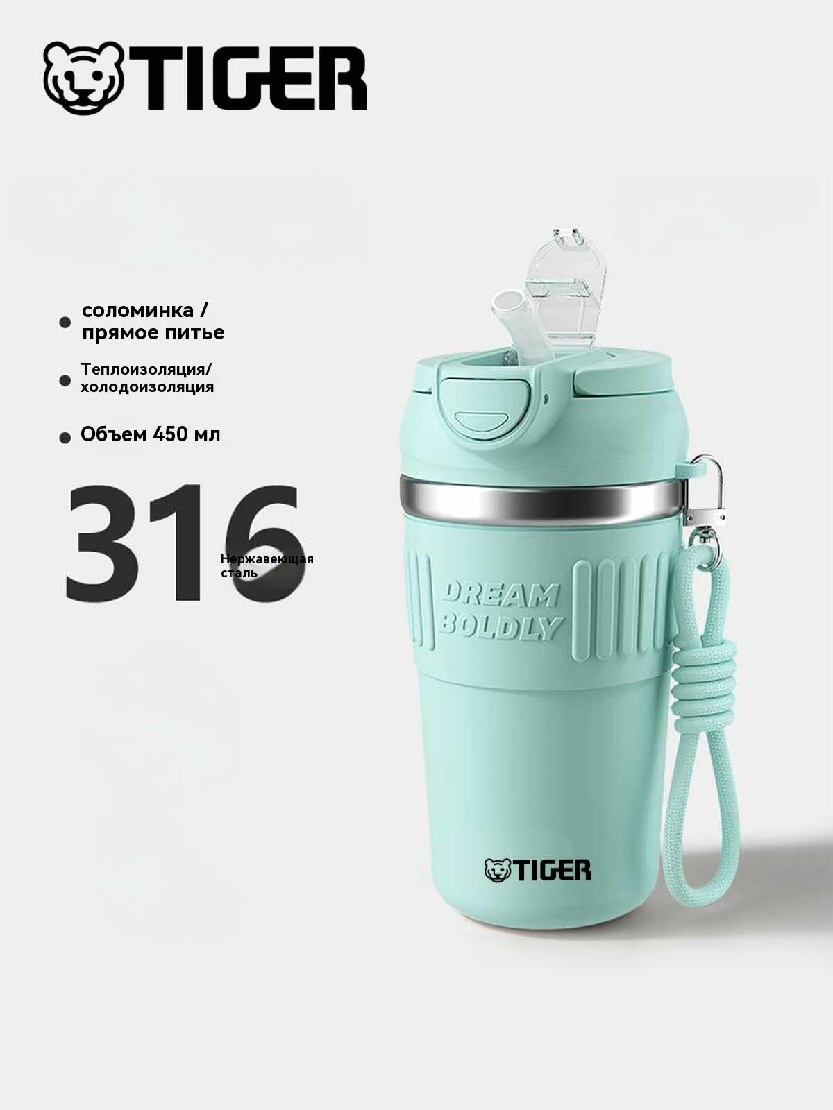 Термокружка для кофе Tiger 450мл