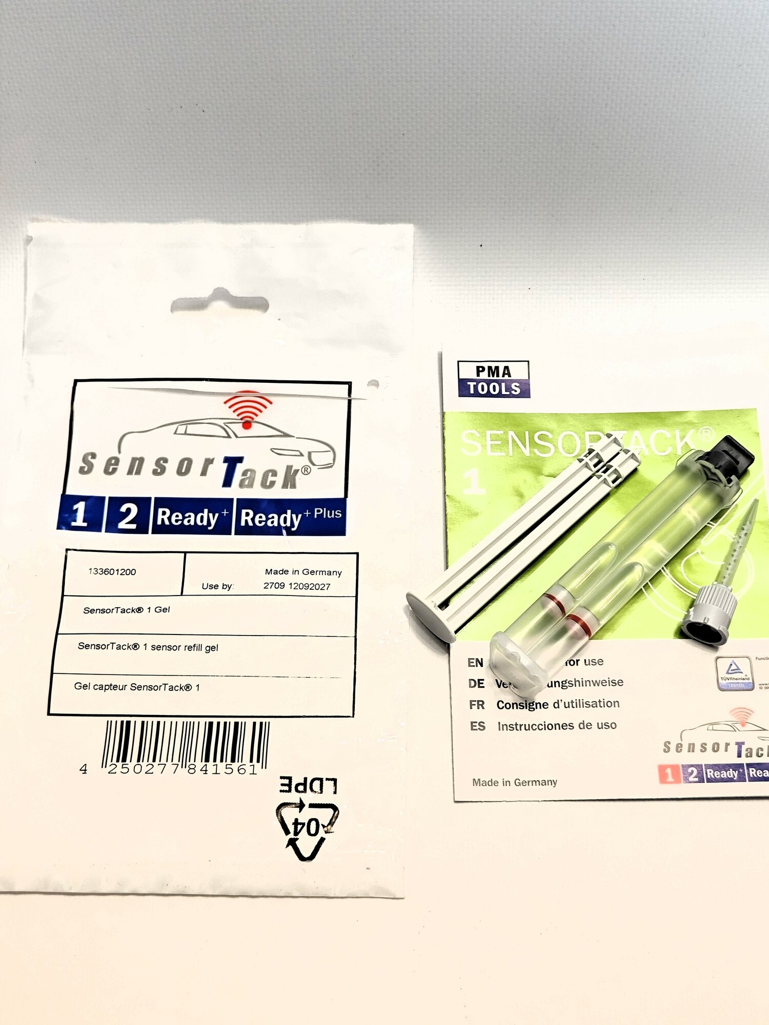 Клей-гель PMA Tools SensorTack 1, силиконовый, прозрачный, блистер, 60мл