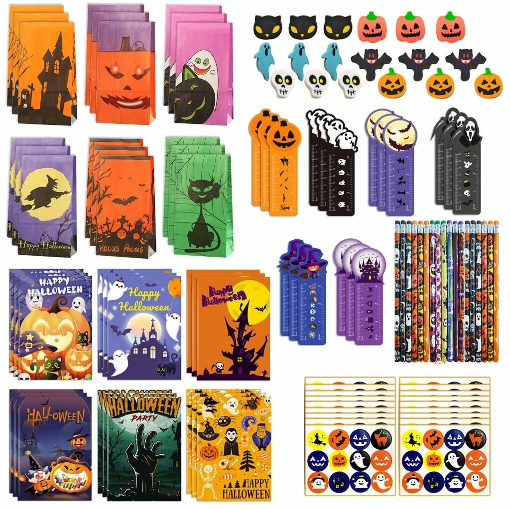 Хеллоуинские школьные канцтовары, канцелярские принадлежности для Хэллоуина