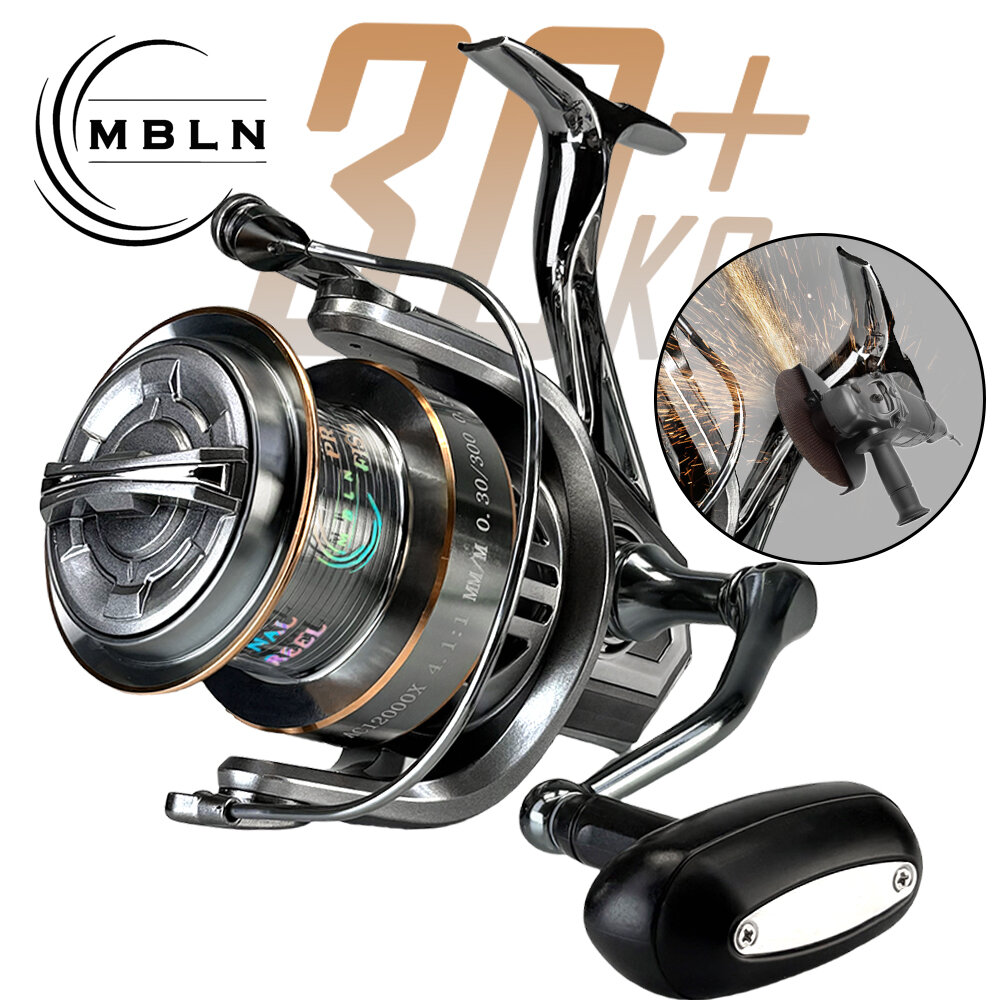 Брендовые морские катушки для рыбалки: 90% металлический корпус, тяга 30 кг, алюминиевая шпуля и рукоятка, стальная ось, передаточное число 4.1:1, вес 621 г. Идеально для морской рыбалки!