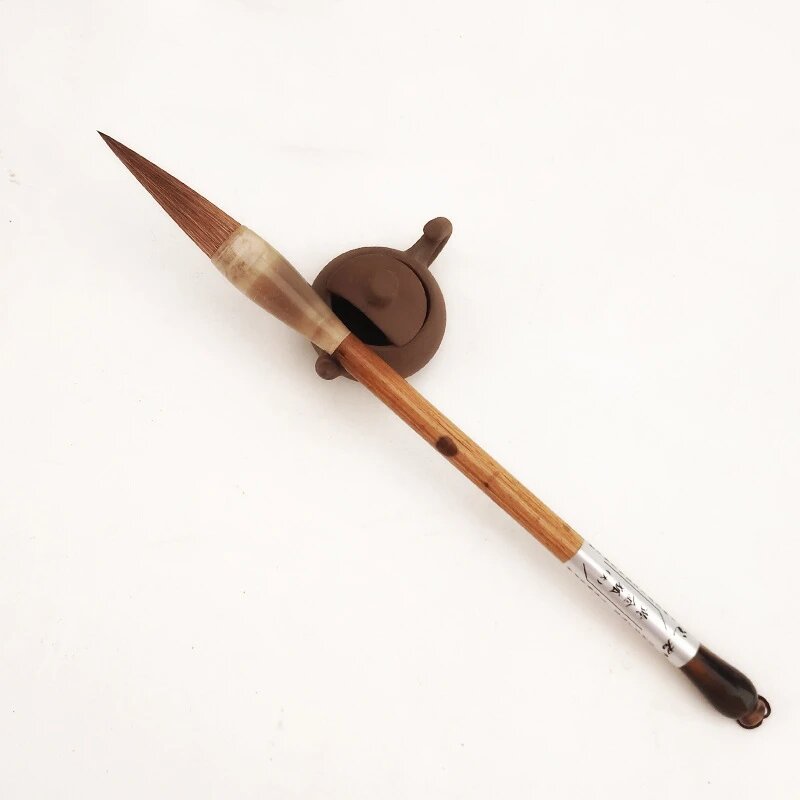 Набор кистей для каллиграфии Ox Horn Xiangfei из золотистого лисьего волоса C 1pc Middle Brush
