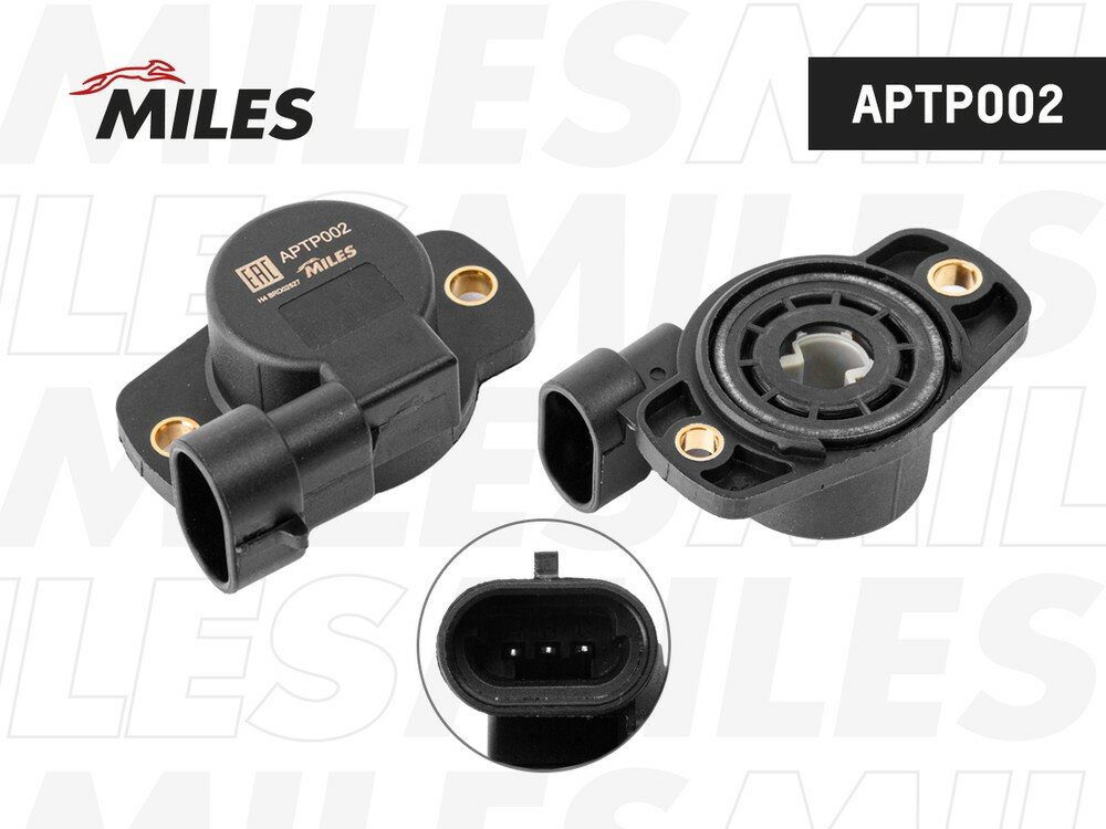 Датчик положения дроссельной заслонки MILES APTP002 Lada Largus, Renault, Kangoo, Megane, Logan, Sandero 1.4, 1.6 97->