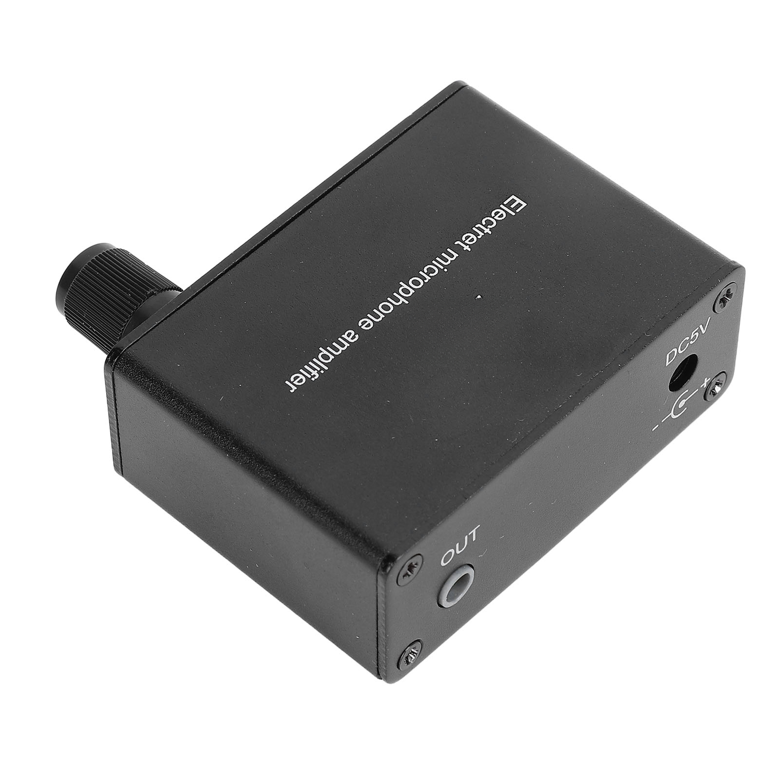 Электретный микрофонный усилитель с регулируемым усилением 0‑20db, конденсаторный микрофонный преамплификатор ME1, вход 3.5mm, материал алюминиевый сплав, питание 3.7V литий-ionная батарея 150mah, количество 1 шт, кабель для зарядки 1 шт