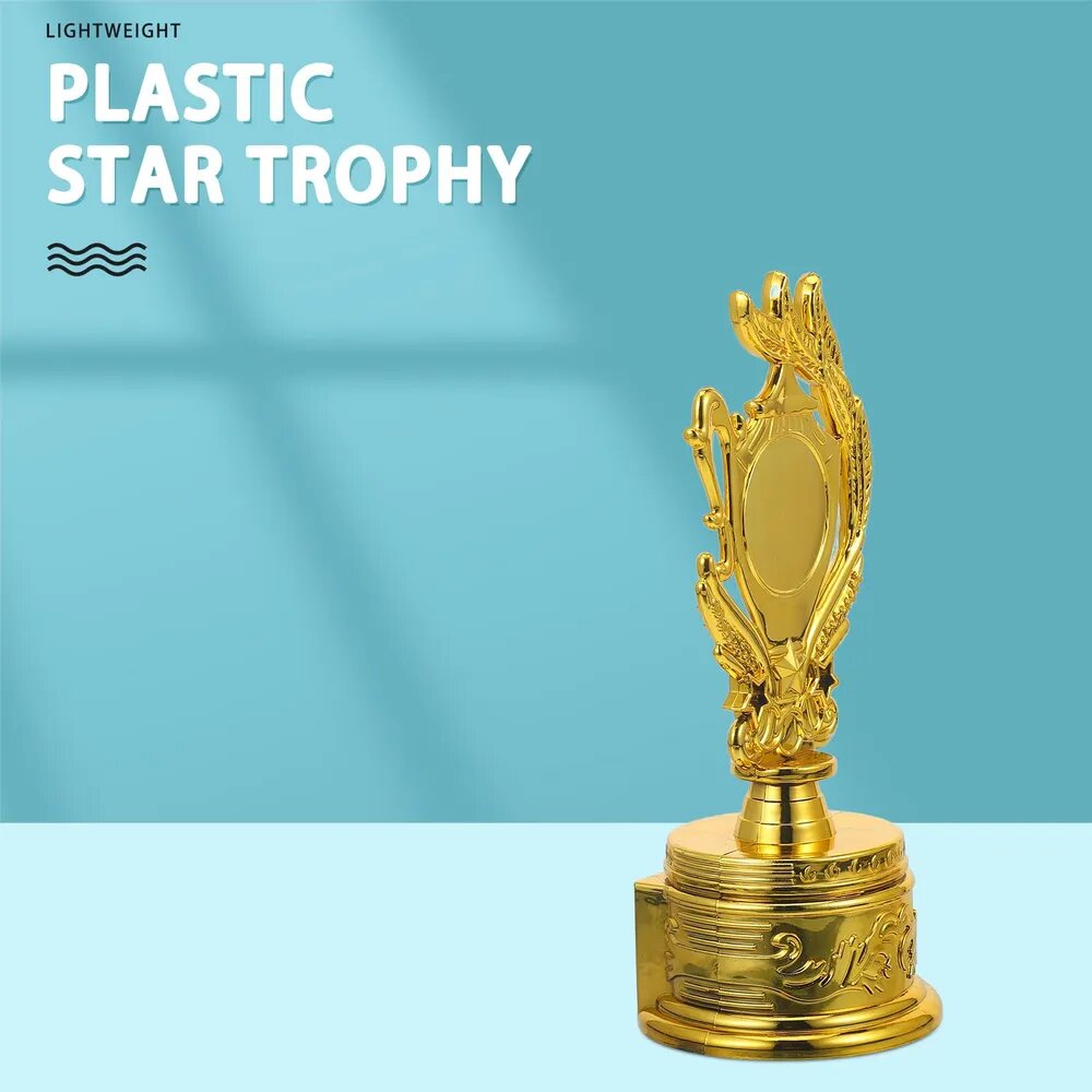 Пластиковый золотой кубок для награждения, для декора, вручения призов и наград