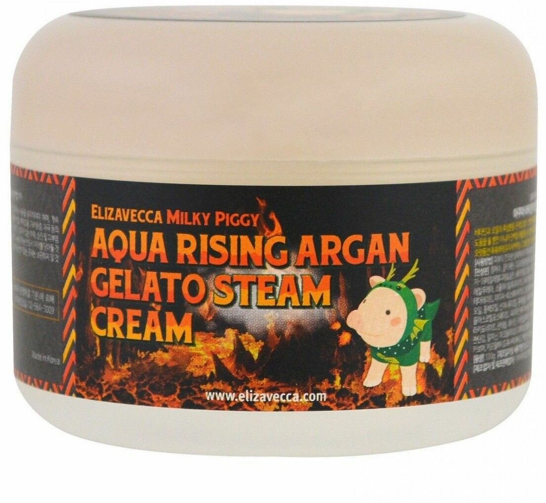 Elizavecca Крем паровой увлажняющий / Aqua Rising Argan Gelato Steam Cream, 100 мл
