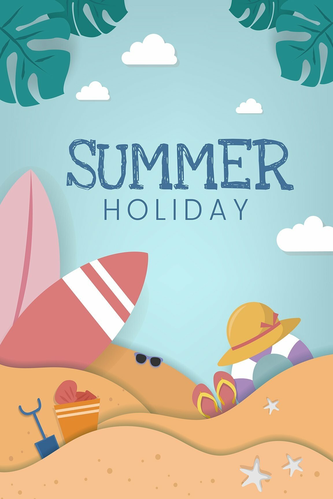 Постер / Плакат / Картина Лето - Яркие краски лета 50х70 см в подарочном тубусе