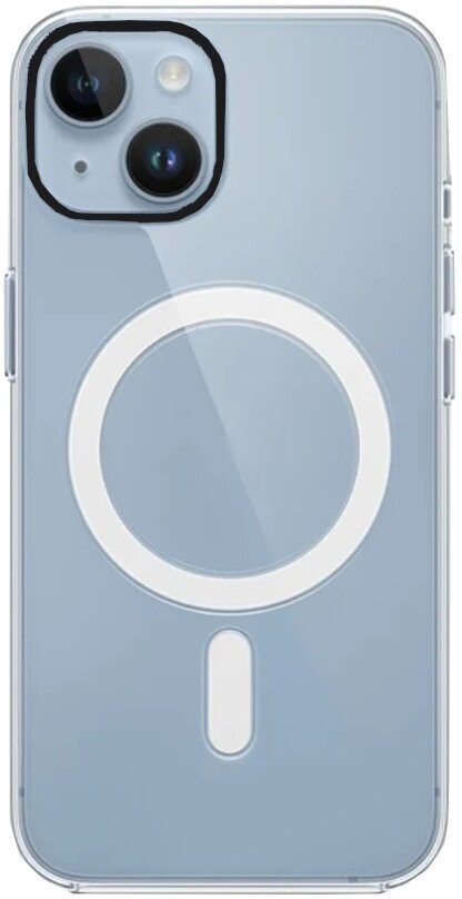Чехол-накладка Comma Hard Jacket Anti-Backterial Magnetic Case для iPhone 14 Plus Clear