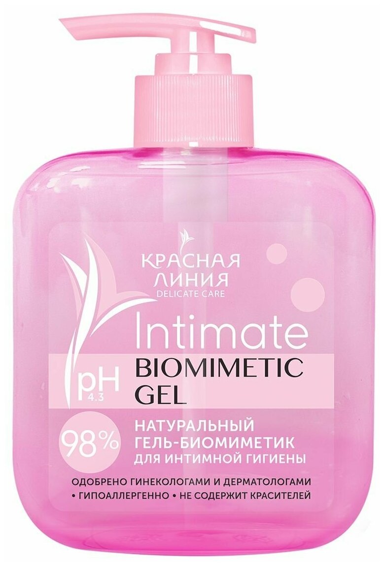 Красная Линия Гель для интимной гигиены Нежность и комфорт, натуральный, 300 гр