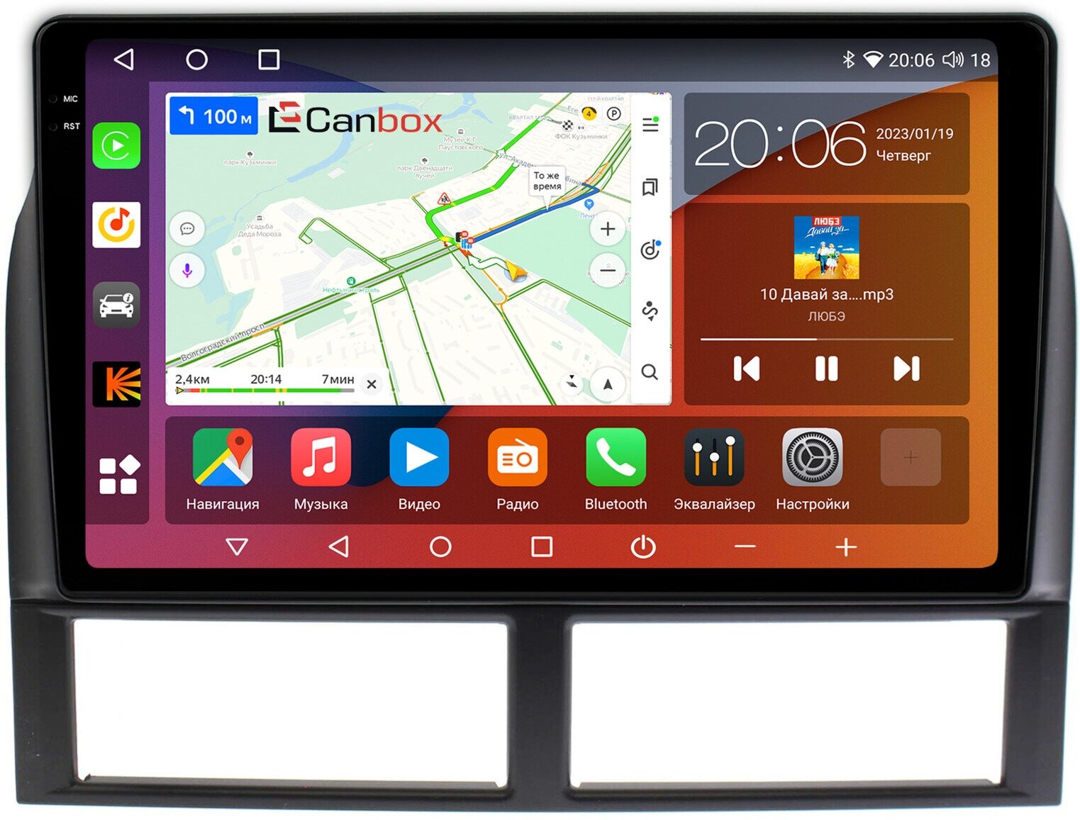 Штатная магнитола Canbox H-Line 2K 4184-9-1192 для Jeep Grand Cherokee 2 (WJ) 1998-2004 на Android 10 (4G-SIM, 6/128, DSP, QLed)