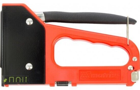 Степлер мебельный Matrix 40905, 4-функциональный пластиковый, тип скобы:53, 28, 300, 500, 6-14 мм