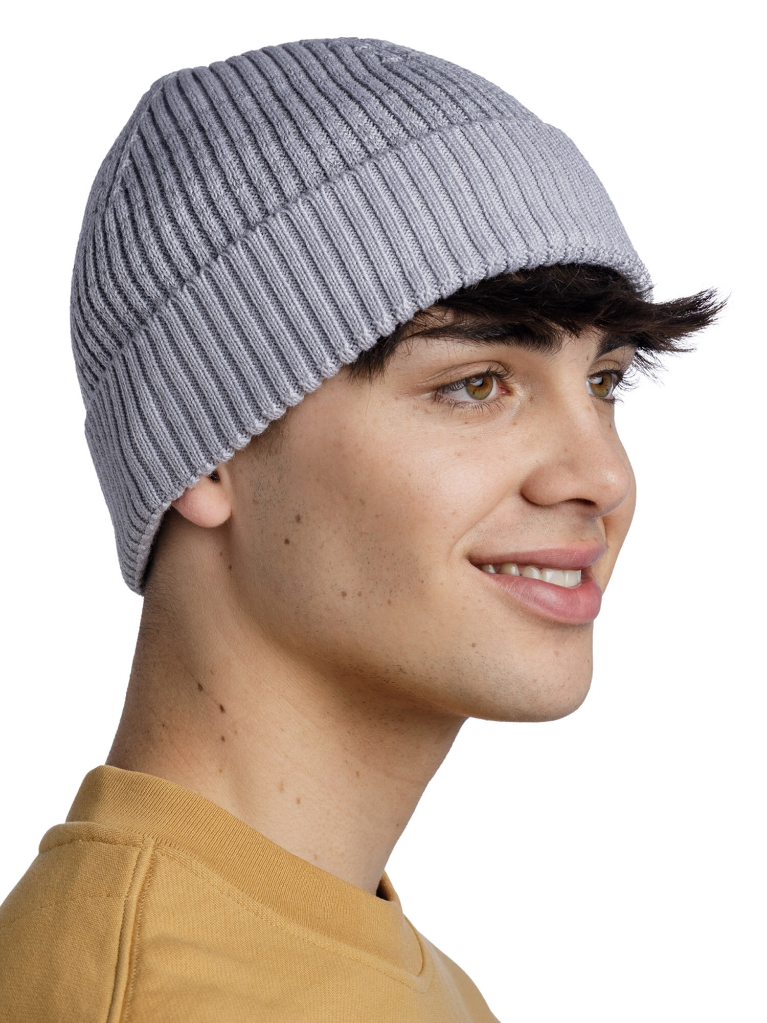 Шапка Buff Merino active для взрослых и детей, размер OneSize, серый — фото 1