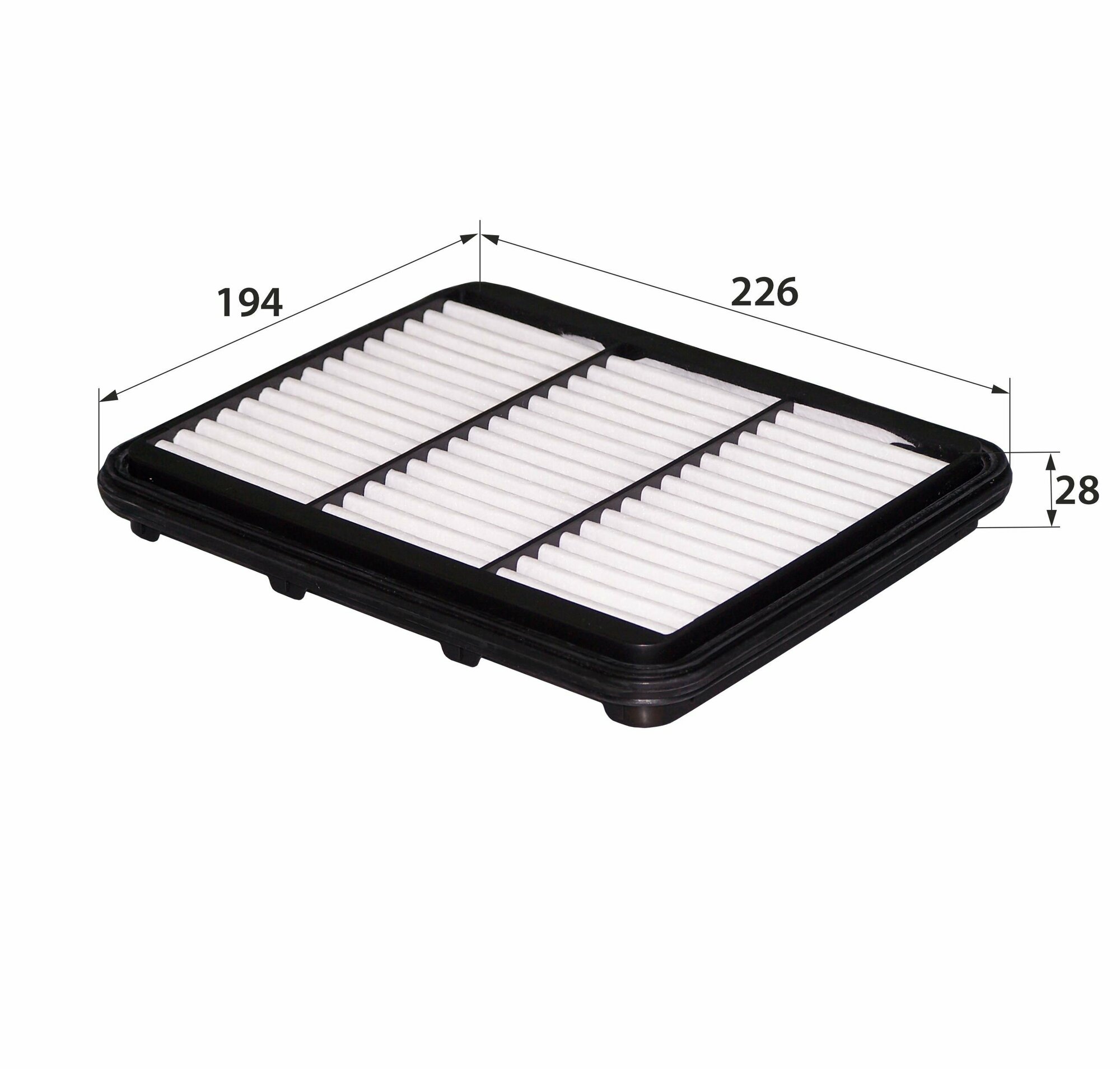 Фильтр воздушный RB-Exide A-0530E CHEVROLET шевроле Spark Спарк II (M200, M250) 96591485