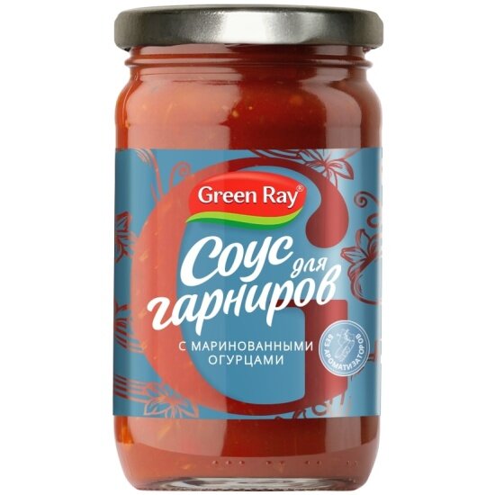Соус Green Ray для гарниров с маринованным огурцом 360 г