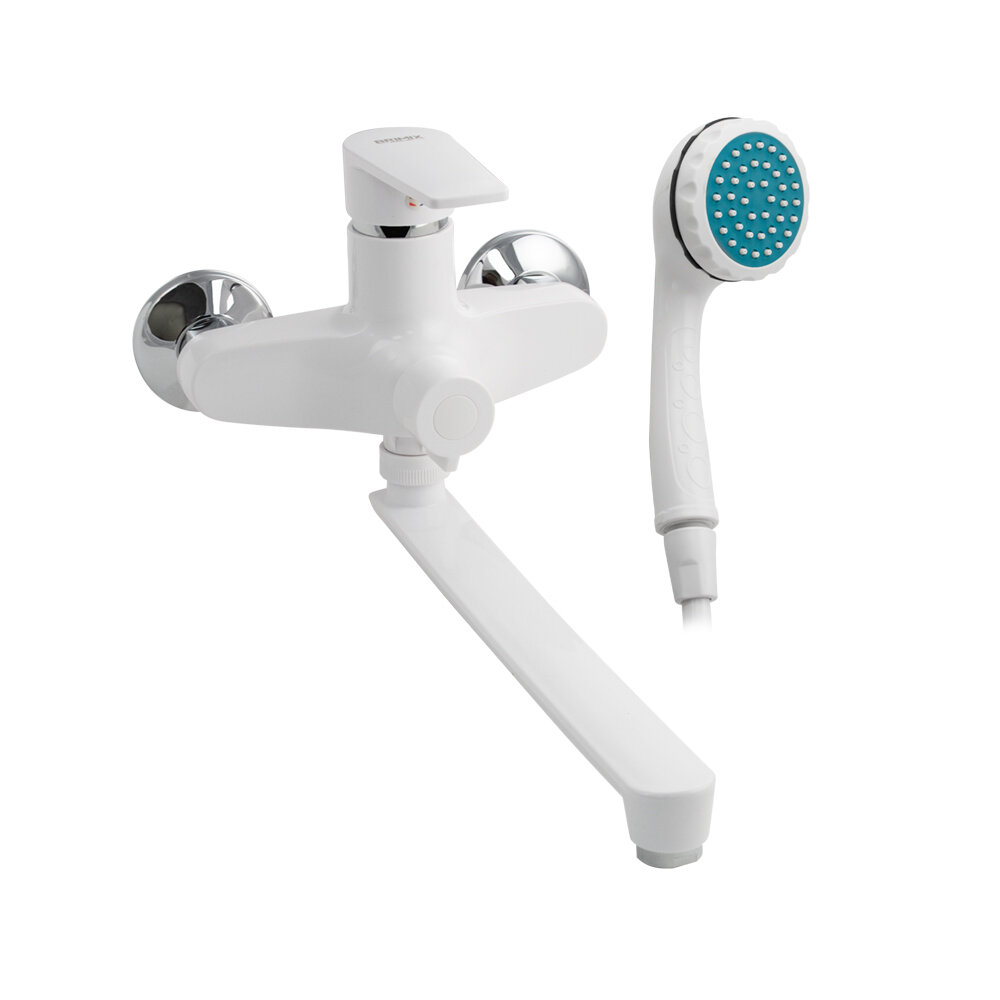 Смеситель для ванны BRIMIX 556 АБС пластик Белый