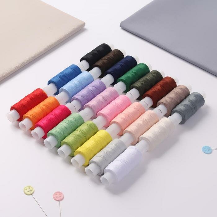 Набор ниток 40ЛШ, 150 м, 24 шт.