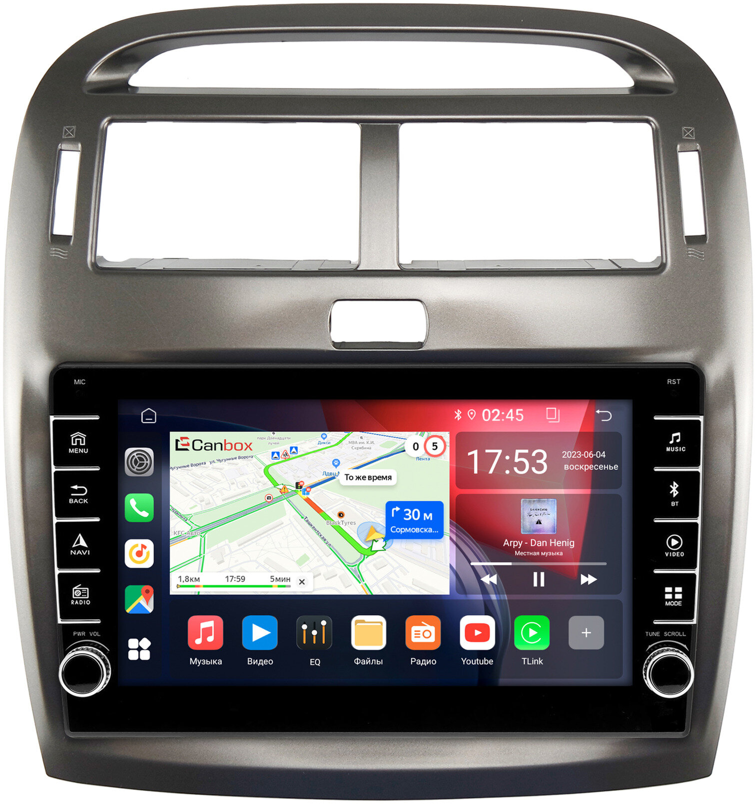 Штатная магнитола Canbox BGT9-9498 Lexus LS 430 2000-2006 (авто без монитора) Android 10 (IPS, DSP, CarPlay)